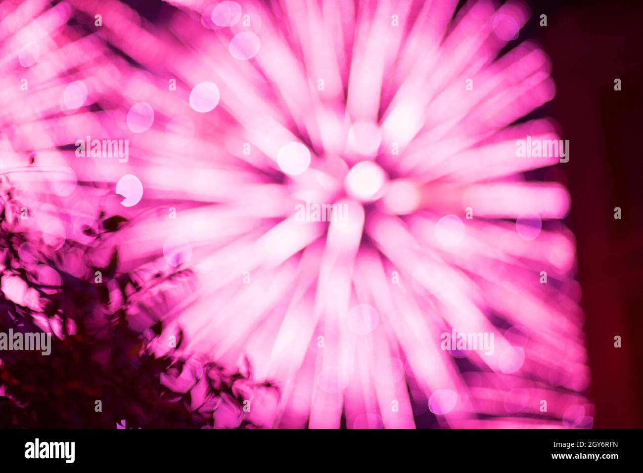 Salute in the night sky. Bright texture of festive fireworks. Abstract ...