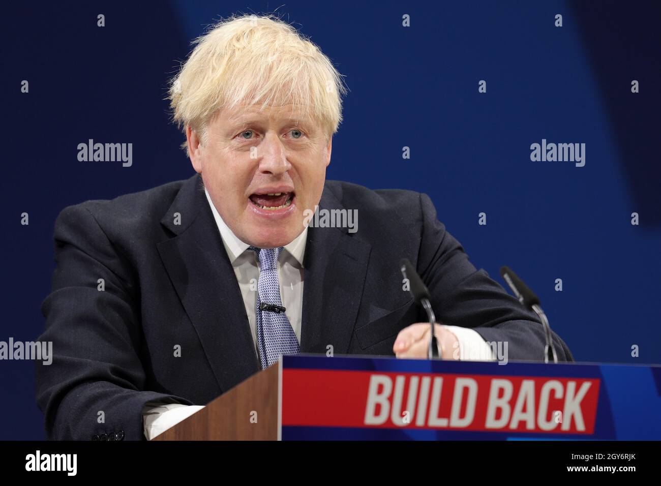 Boris johnson portrait 2021 hi-res stock photography and images - Alamy