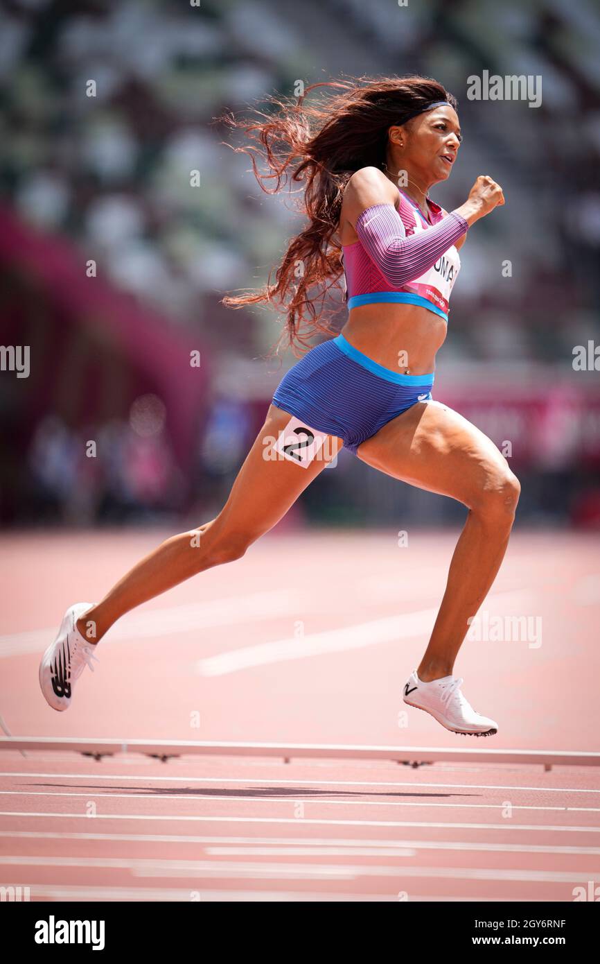Gabrielle thomas tokyo medal hi-res stock photography and images - Alamy