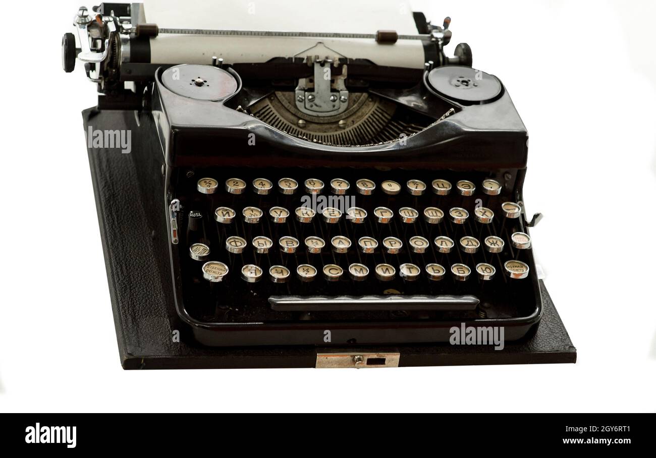 closeup of classic black typewriter, writing concept Stock Photo - Alamy