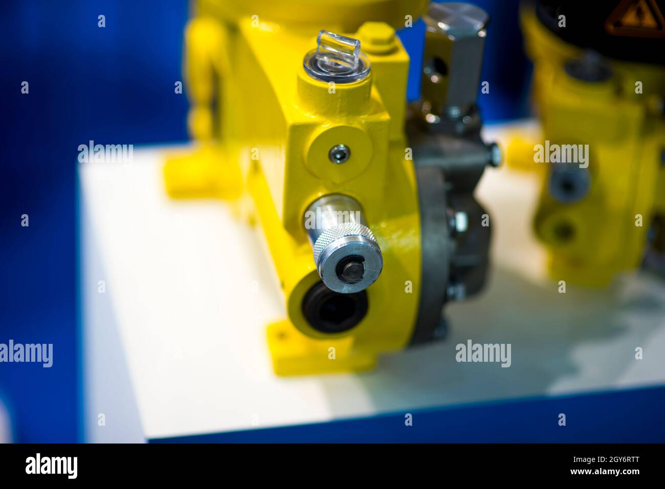 junction and dead end of Tap valve of Metal pipe line in industrial ...