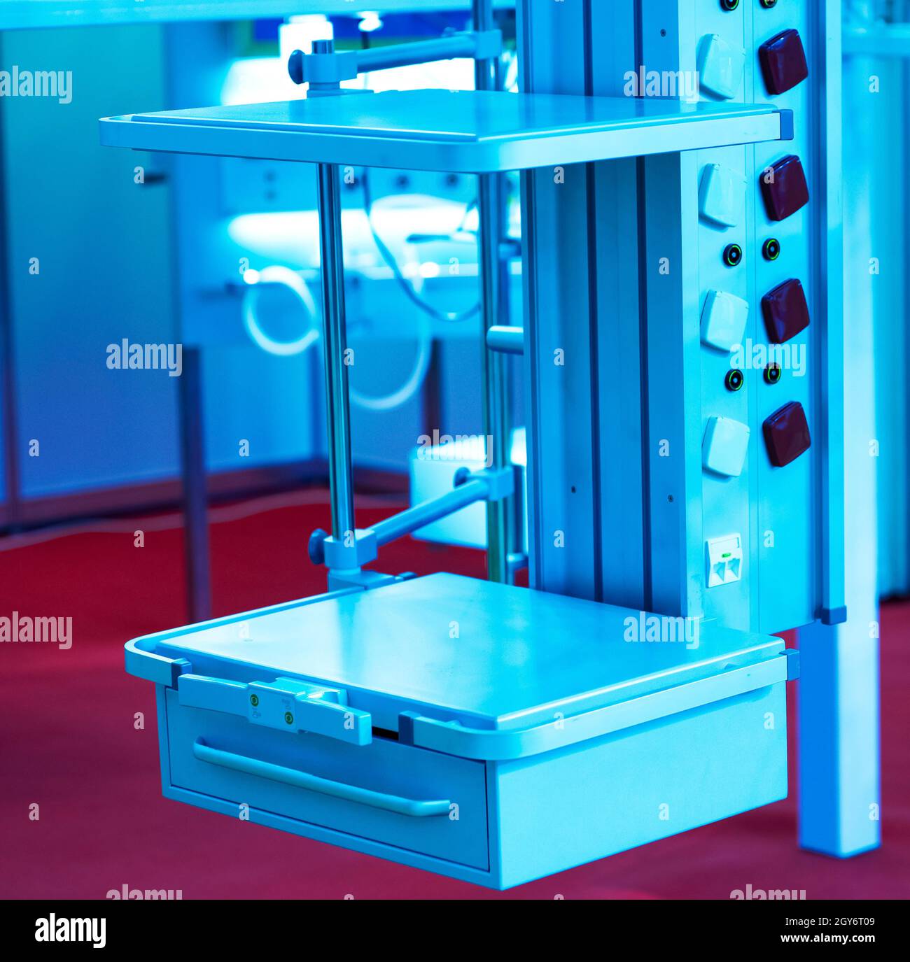 Computed tomography or computed axial tomography scan machine in ...