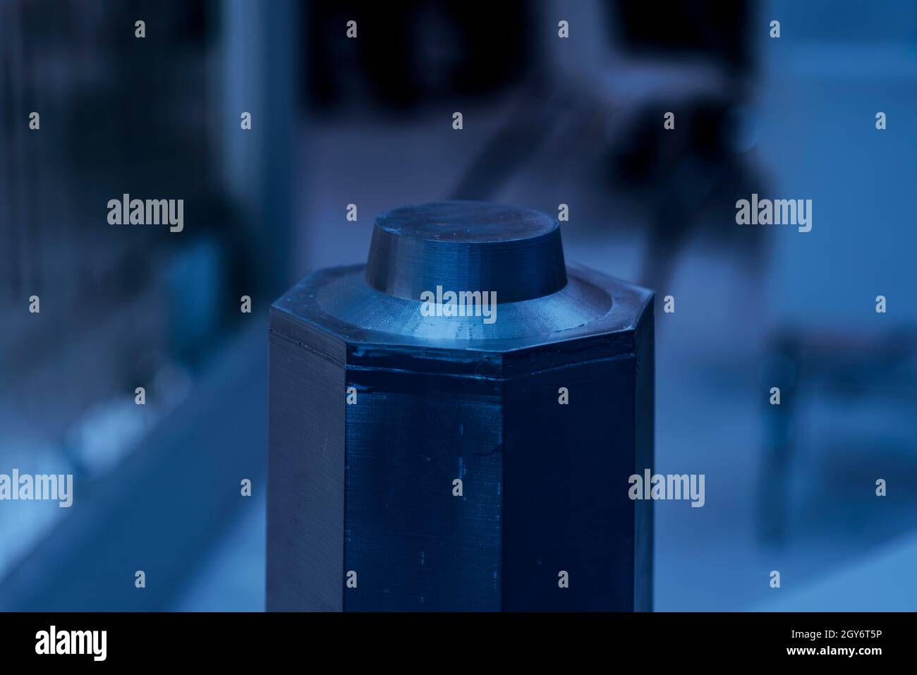 Custom-milled machine part made with CNC machine Stock Photo - Alamy