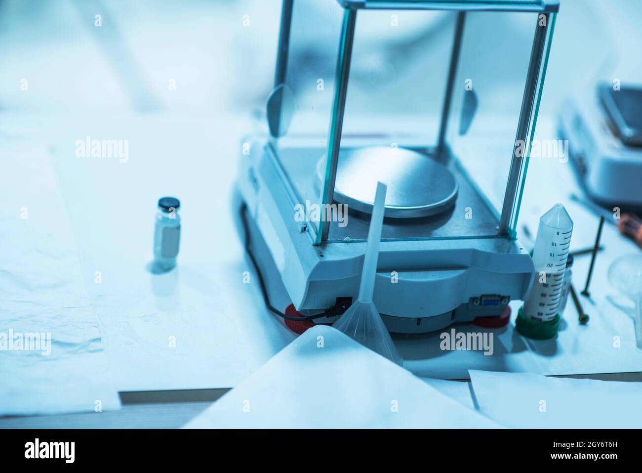 image of modern laboratory for pharmacy background usage Stock Photo ...