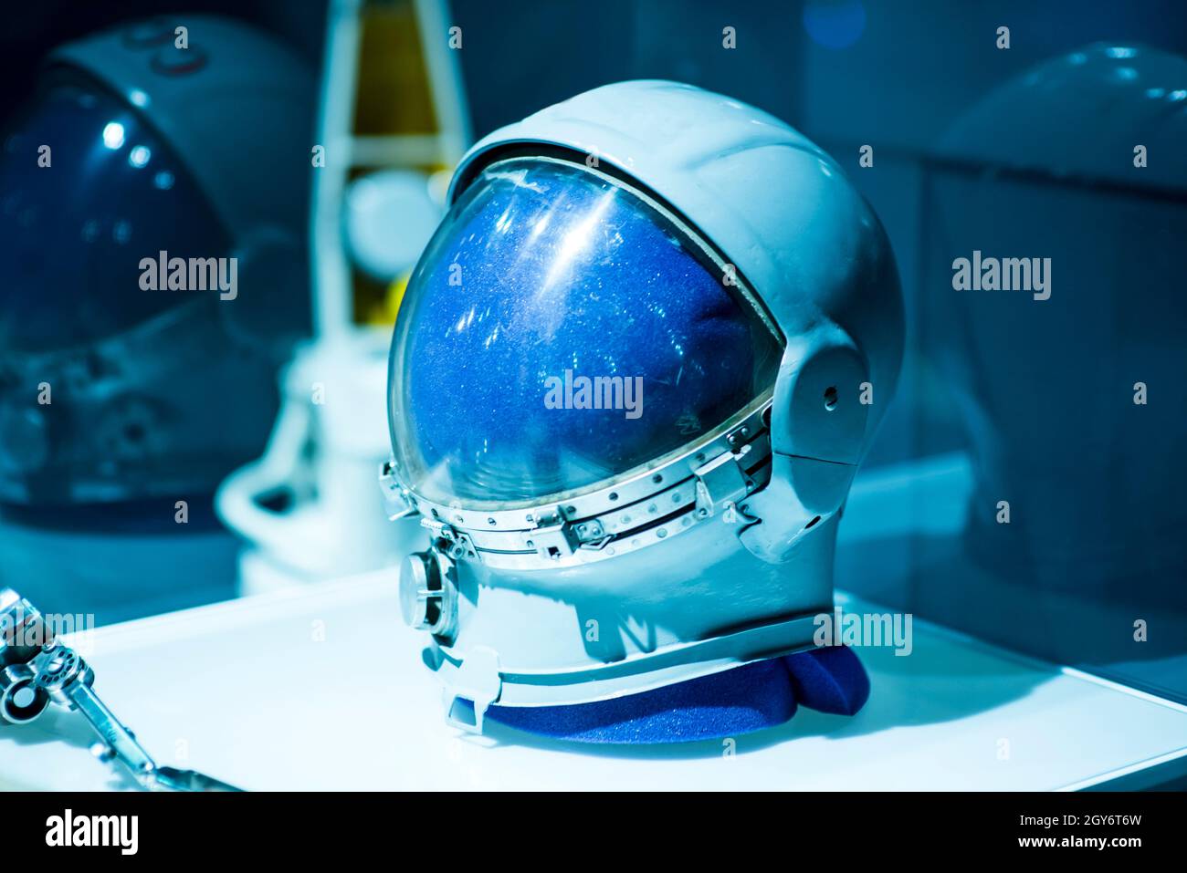 Soviet pilot military space helmet Stock Photo - Alamy