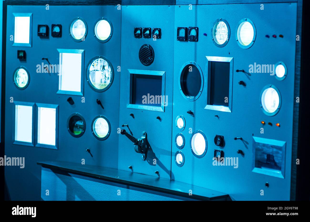 Space rocket lauch Control Center s one of two launch control and ...