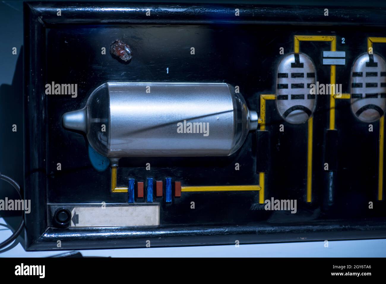 Vintage Circuit board. Electronic computer hardware technology ...