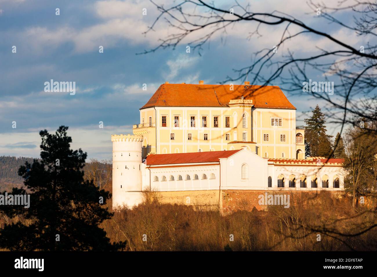 Letovice castle, South Moravavia, Czech Republic Stock Photo - Alamy
