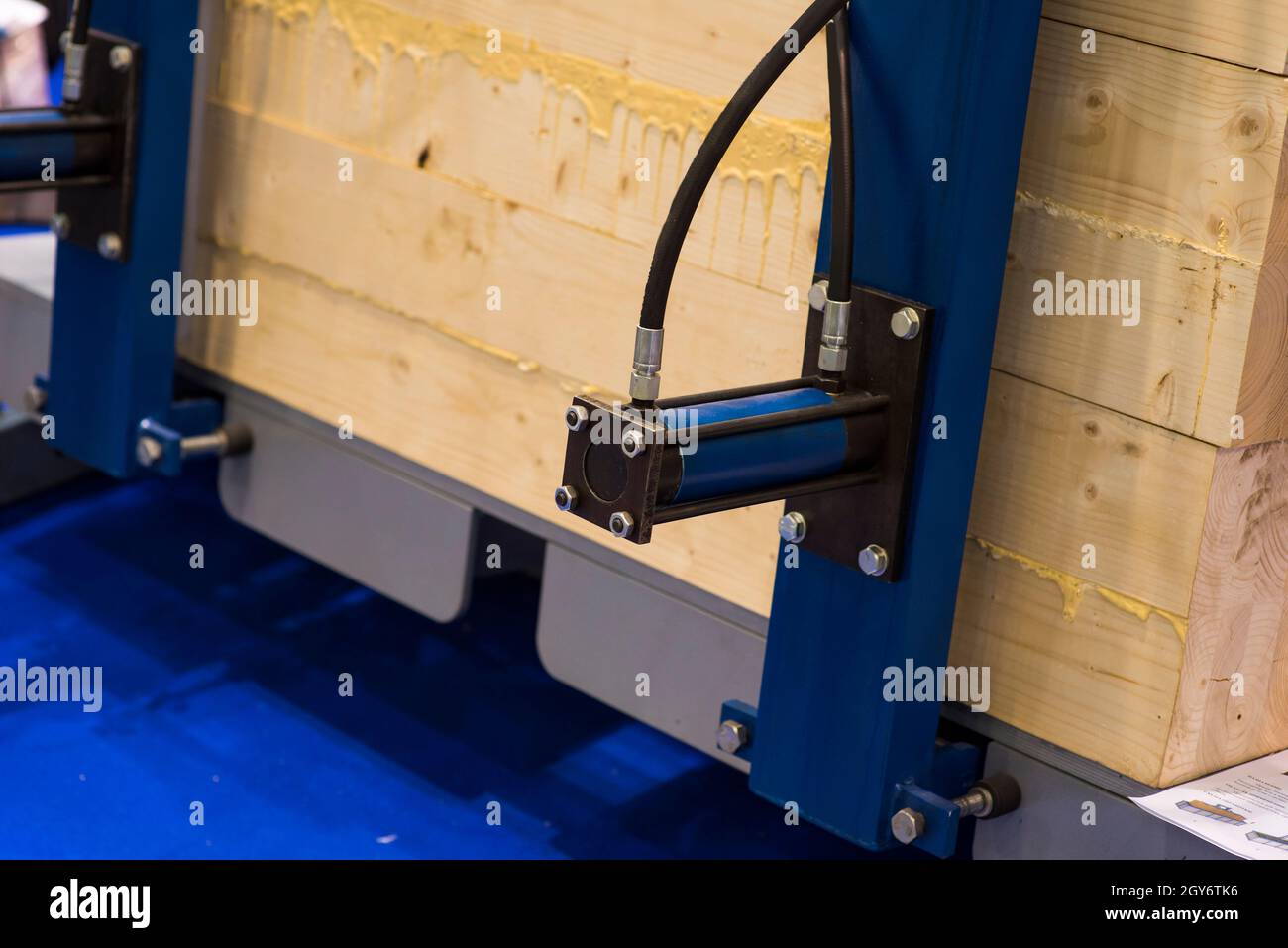 Milling a wooden board. Processing of wood panels on CNC coordinate ...