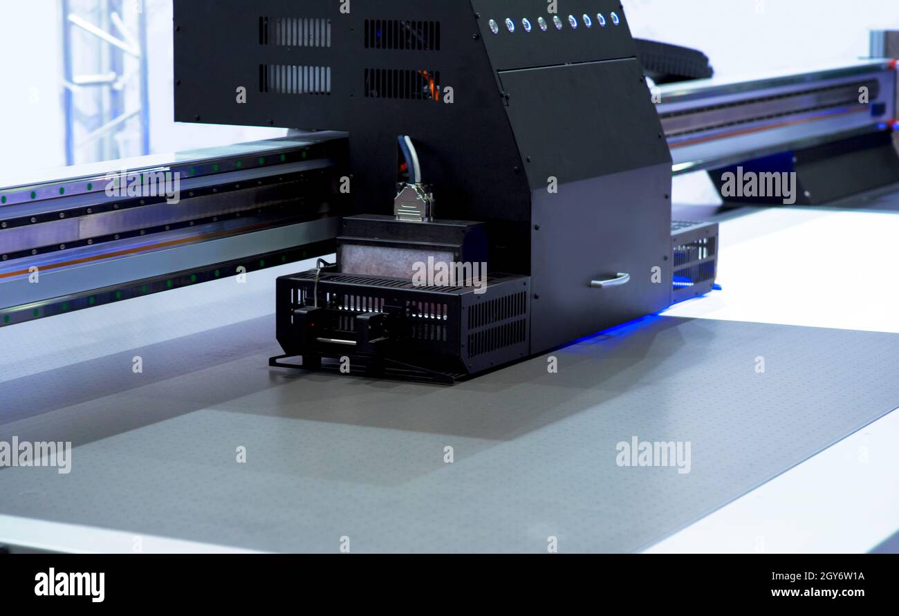 CNC versatile laser wood carving machine background Stock Photo - Alamy