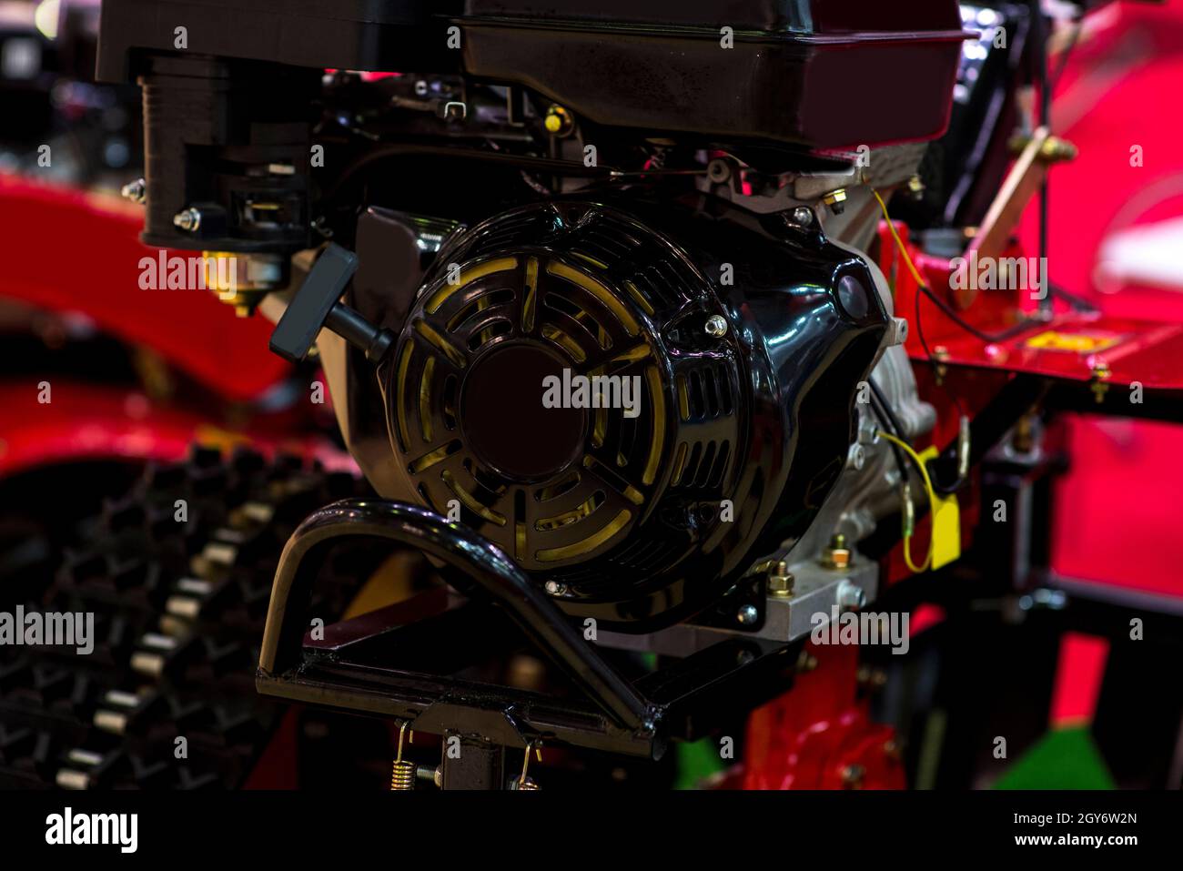 Close up shot of common rail diesel engine Stock Photo - Alamy