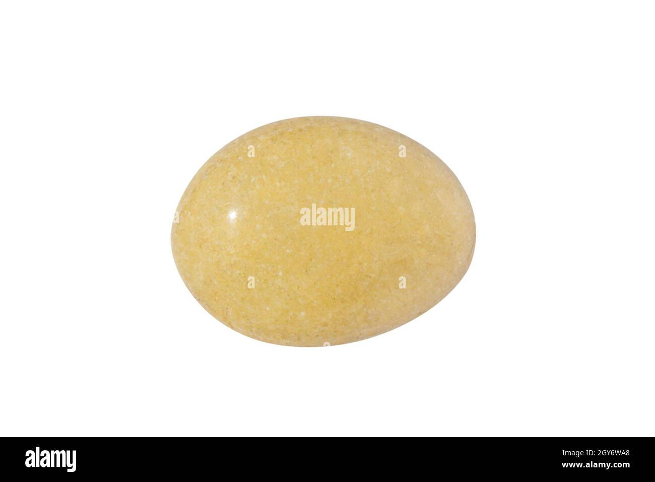 natural yellow stone isolated on white background. High quality photo ...
