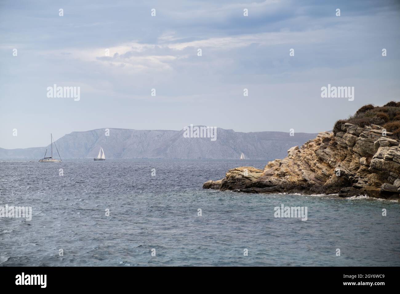 Modern luxury catamaran hi-res stock photography and images - Alamy
