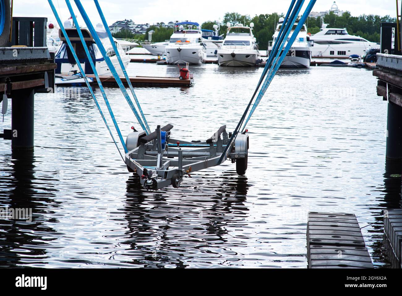 Yacht Service in the Yacht Marine Shipyard Stock Photo - Alamy