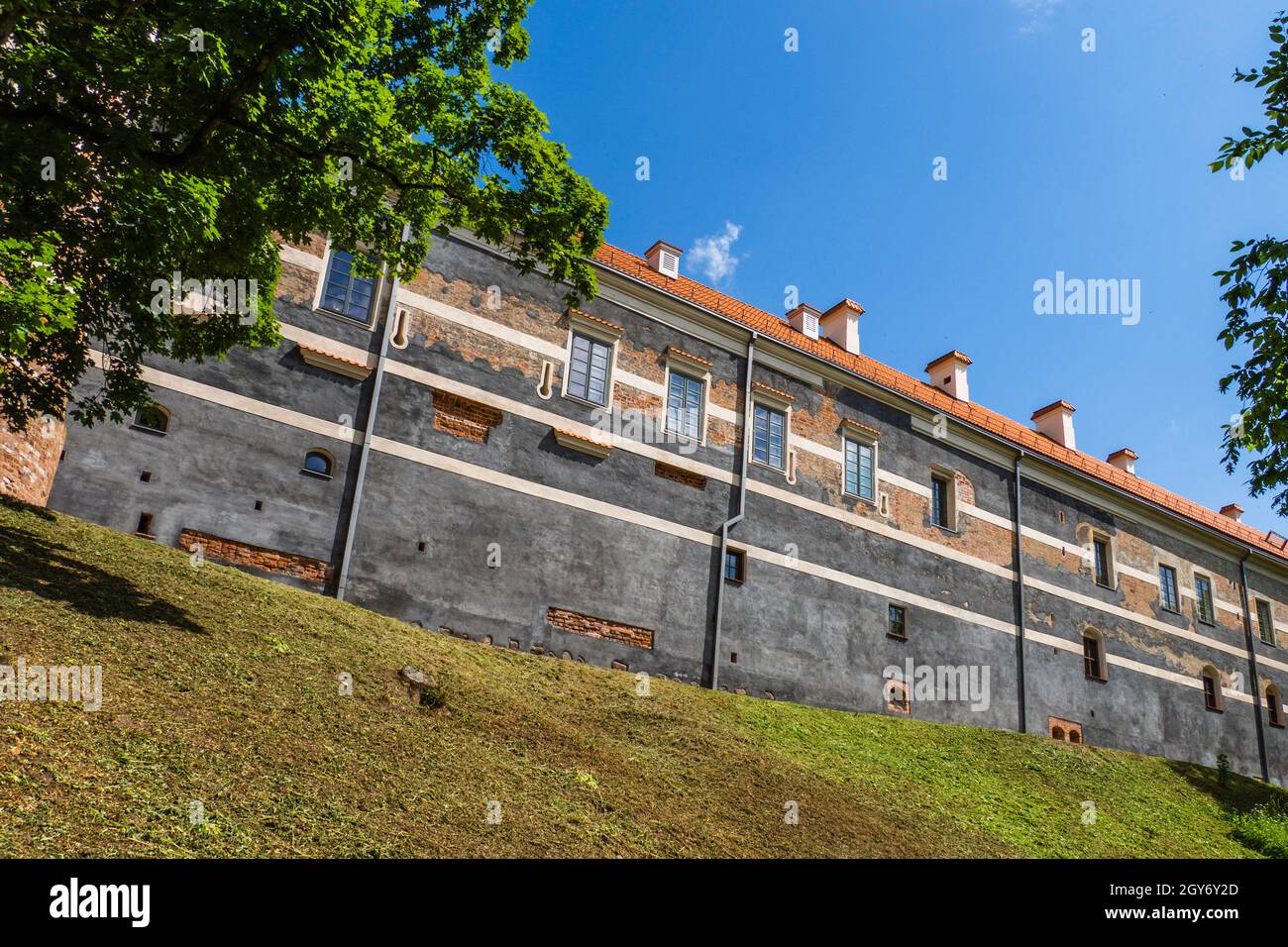 Medieval Brick Castle and Tower in Panemune, Lithuania Stock Photo - Alamy