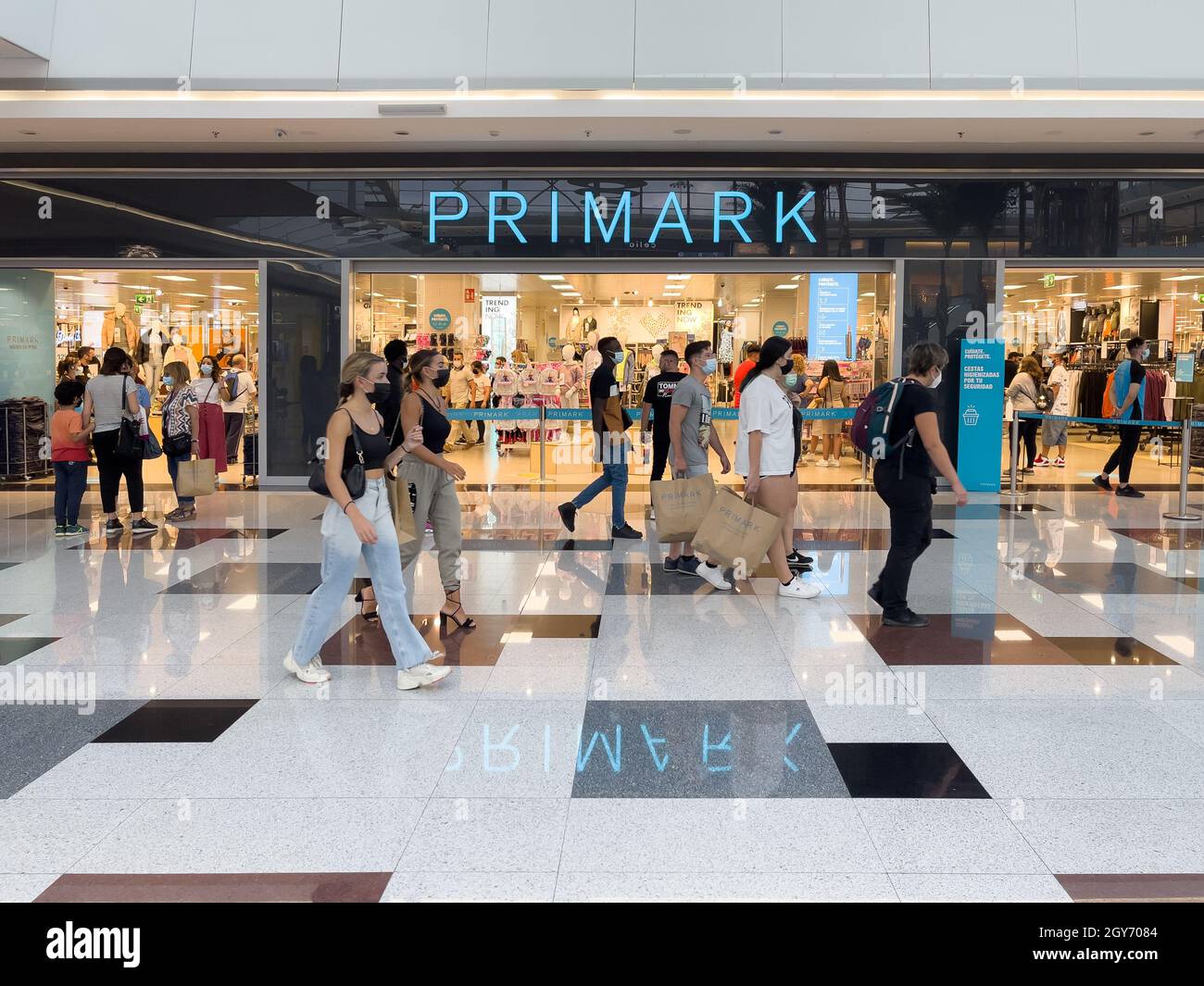 Granada, Spain, September 21, 2021. Nevada shopping center in Armilla ...