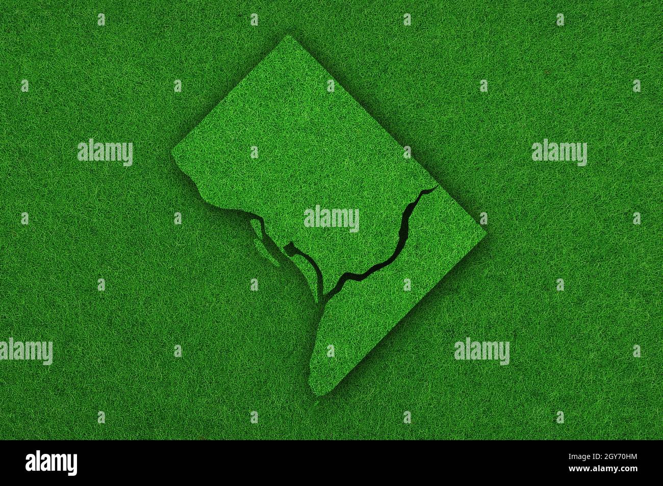 Washington dc outline and map hi-res stock photography and images - Alamy