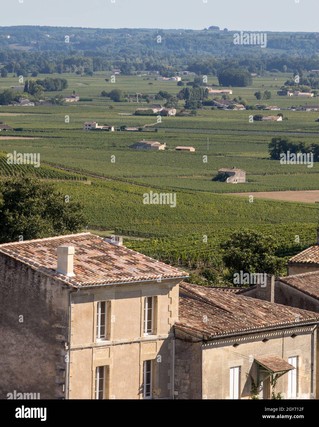 Saint emilion is one of the principal red wine areas of hi-res stock ...