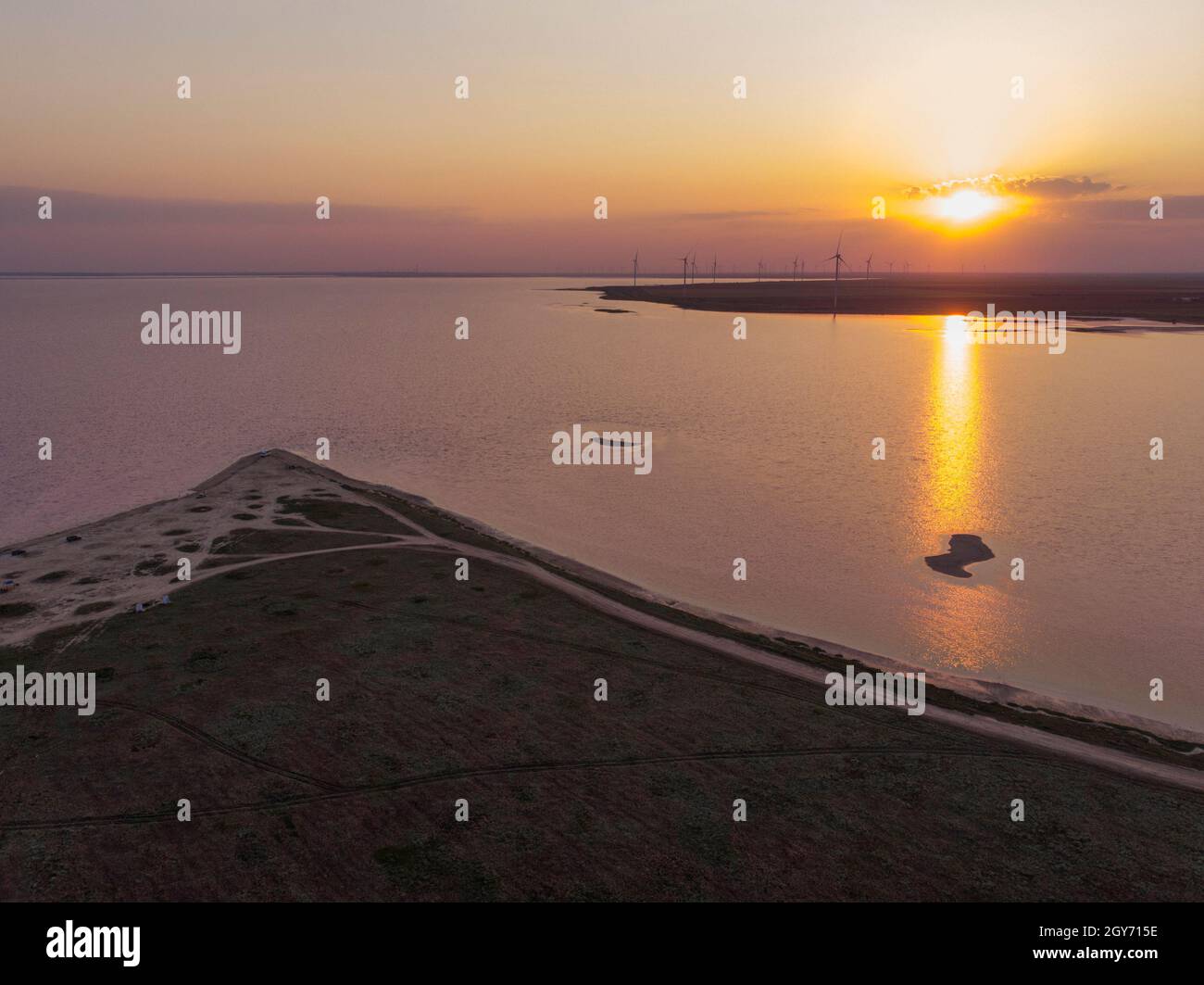 Cinematic wind turbine hi-res stock photography and images - Alamy