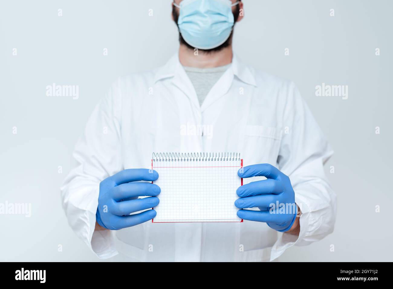 Scientist Presenting New Research, Chemist Planning Advance Procedures ...