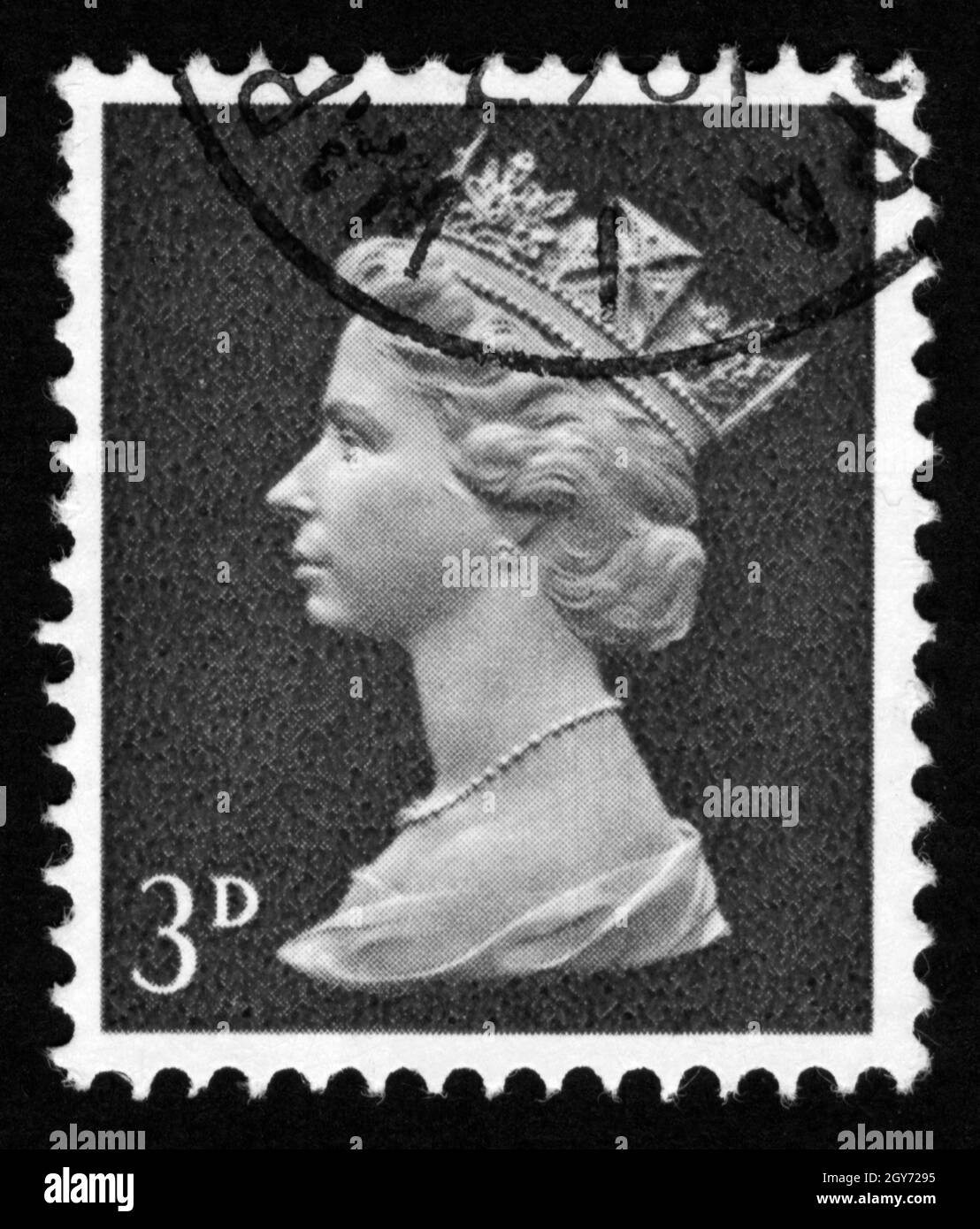 Elizabeth ii stamp Black and White Stock Photos & Images - Alamy