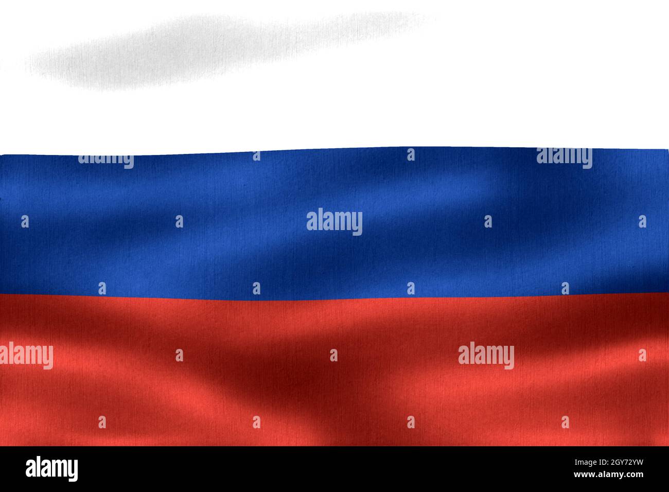 Russia flag - realistic waving fabric flag Stock Photo - Alamy