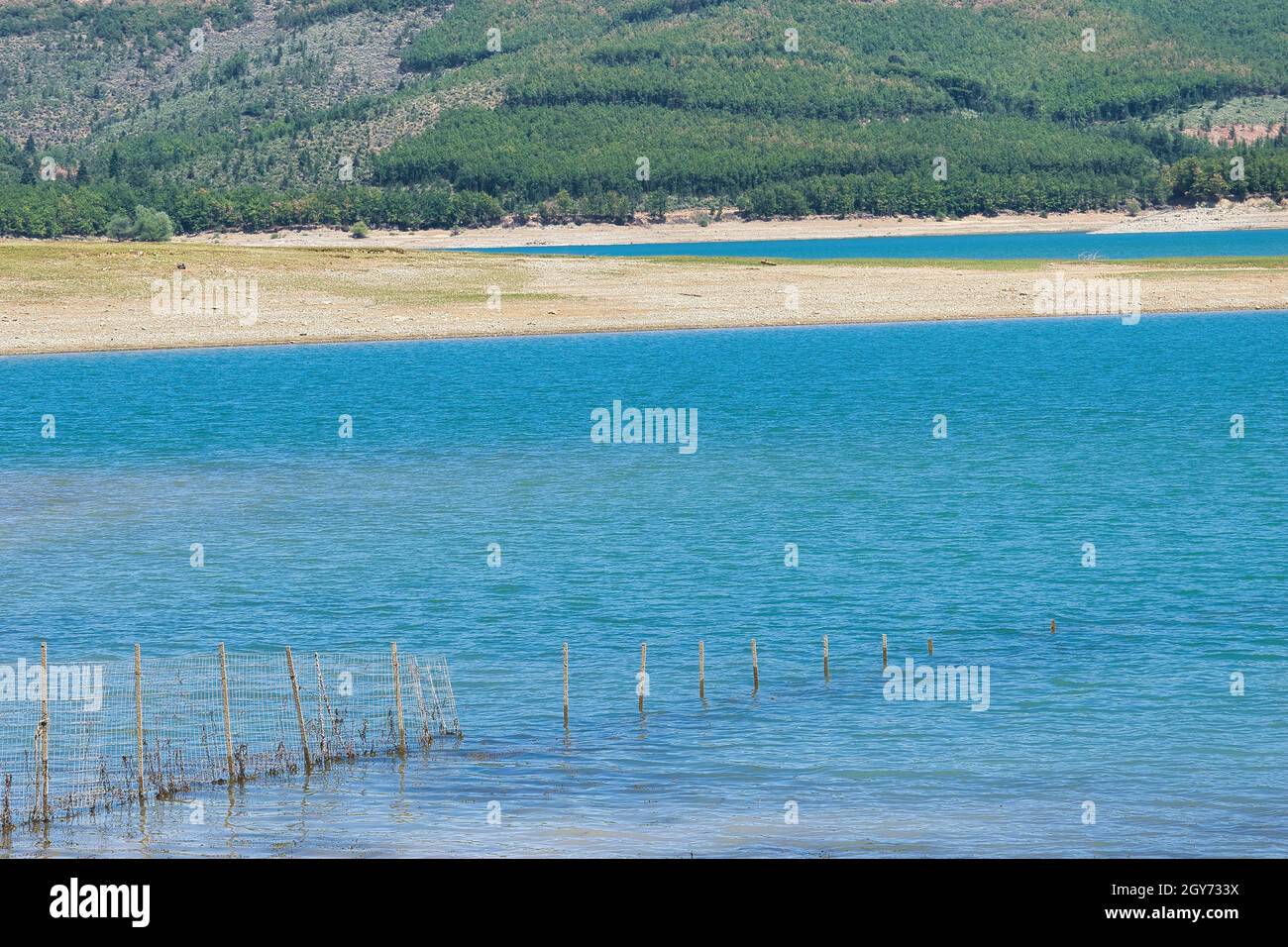 Calm lake, Lake Plastira.Adventures with 4x4 on passable dirt roads ...