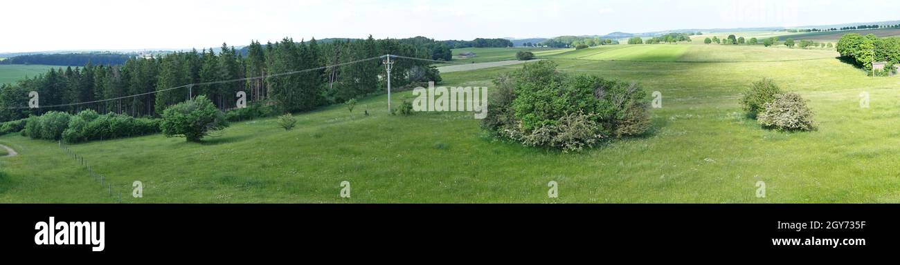 Eifellandschaft bei Nettersheim-Marmagen, Nordrhein-Westfalen ...