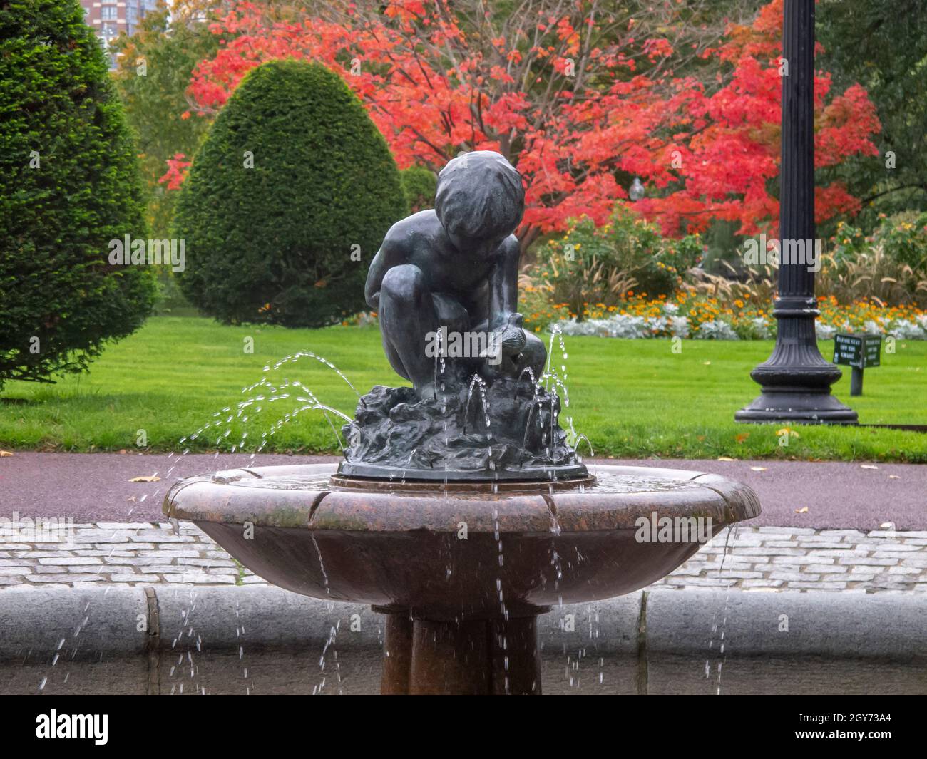 Colorful fountain in boston hi-res stock photography and images - Alamy