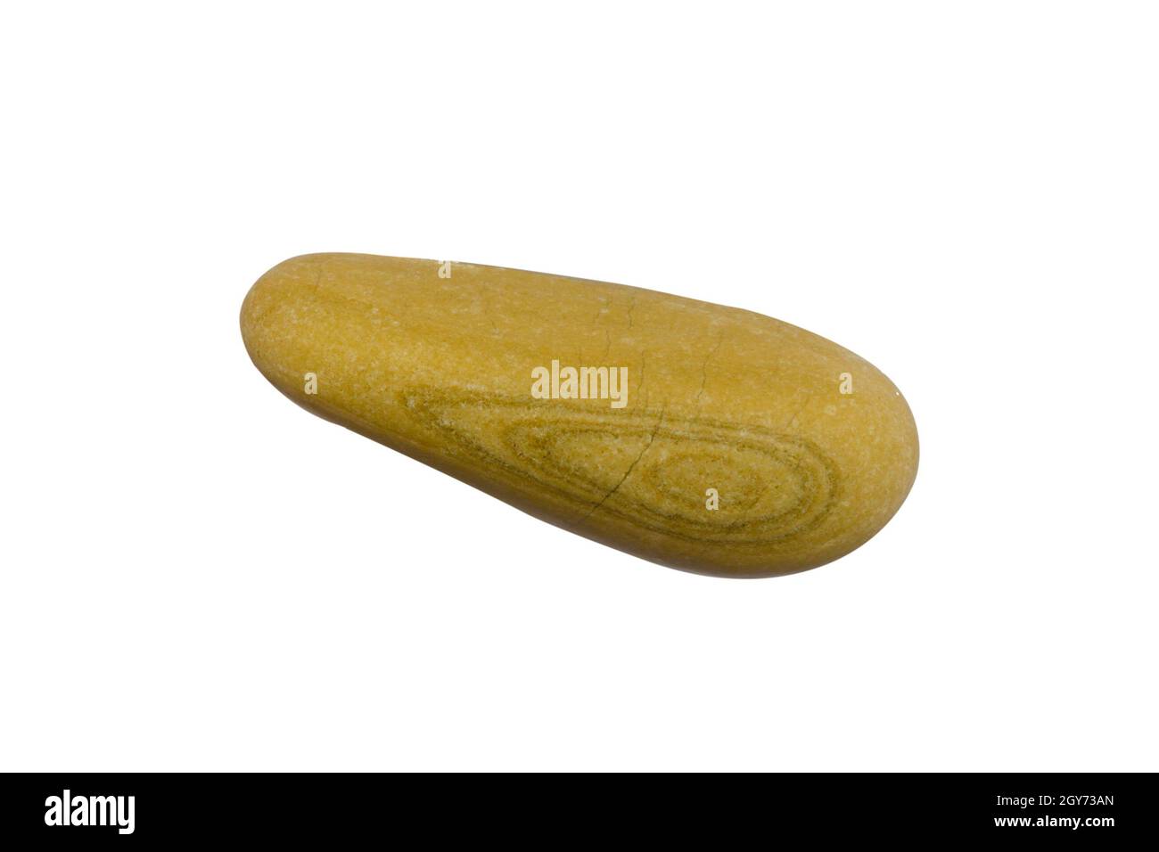 natural yellow stone isolated on white background. High quality photo ...