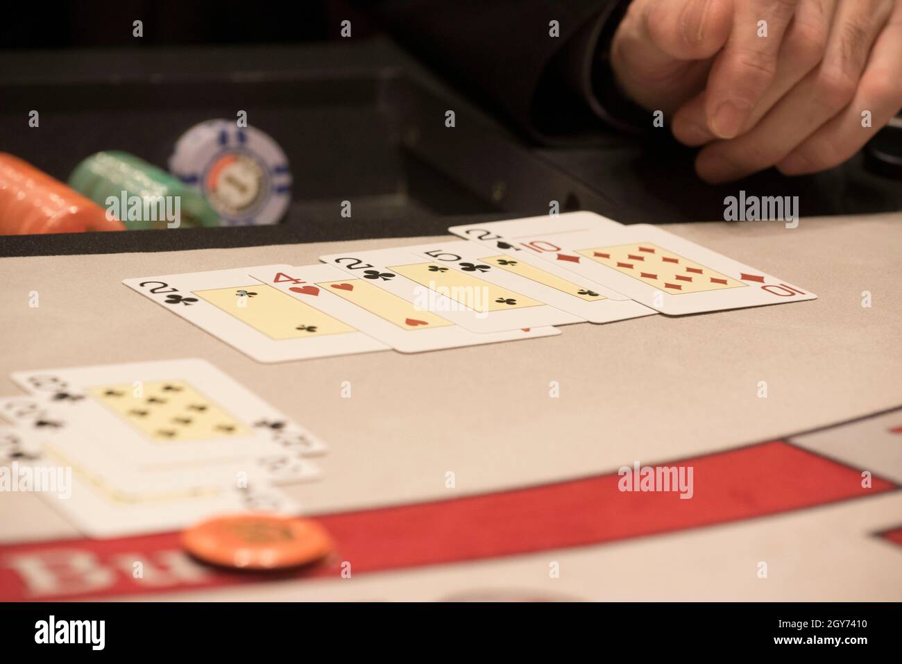 Black jack card hi-res stock photography and images - Alamy