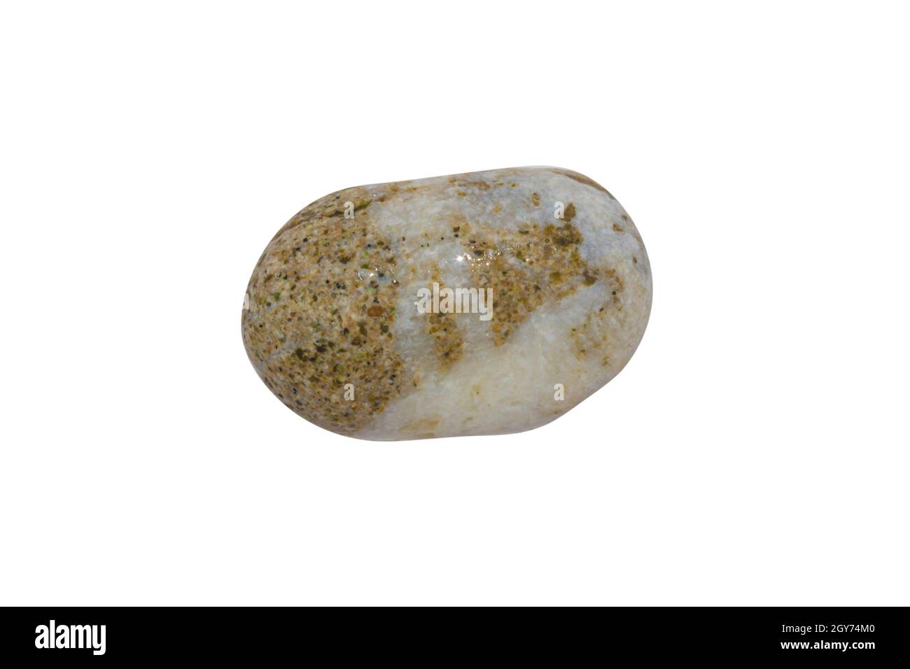 natural sea stone isolated on white background. sea pebbles. High ...