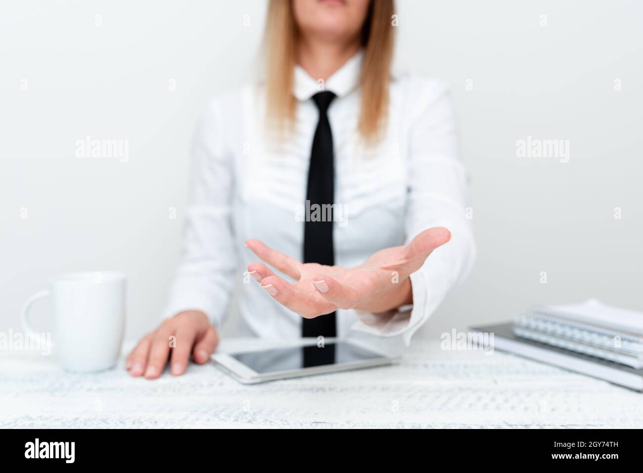 Developer Discussing Gadget Upgrade, Presenting Technical Specs Stock ...