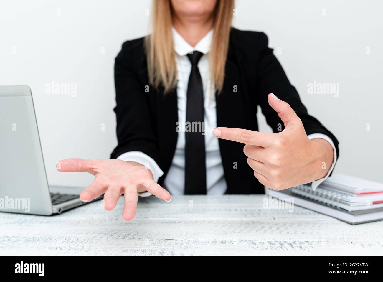 Explaining Company Problem, Abstract Providing Dispute Solutions Stock ...