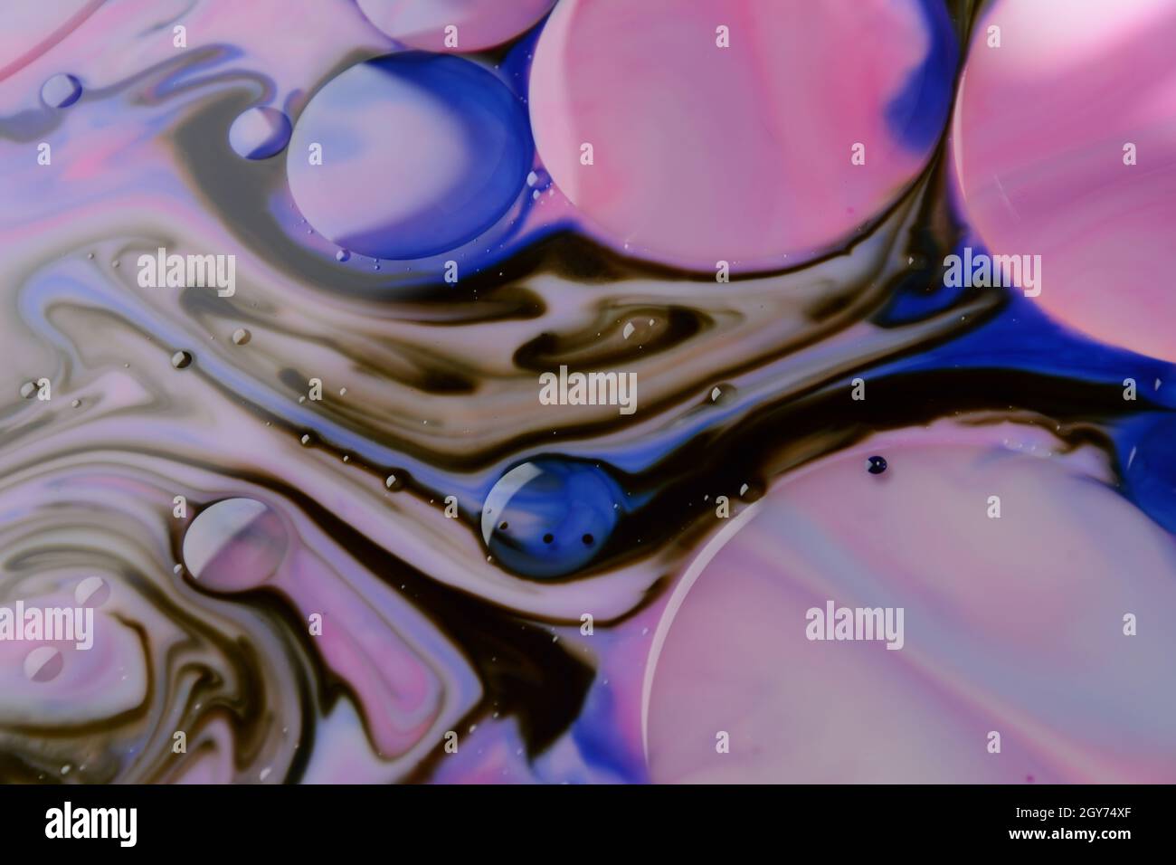 Abstract colors, backgrounds and textures. Food Coloring in milk. Food ...