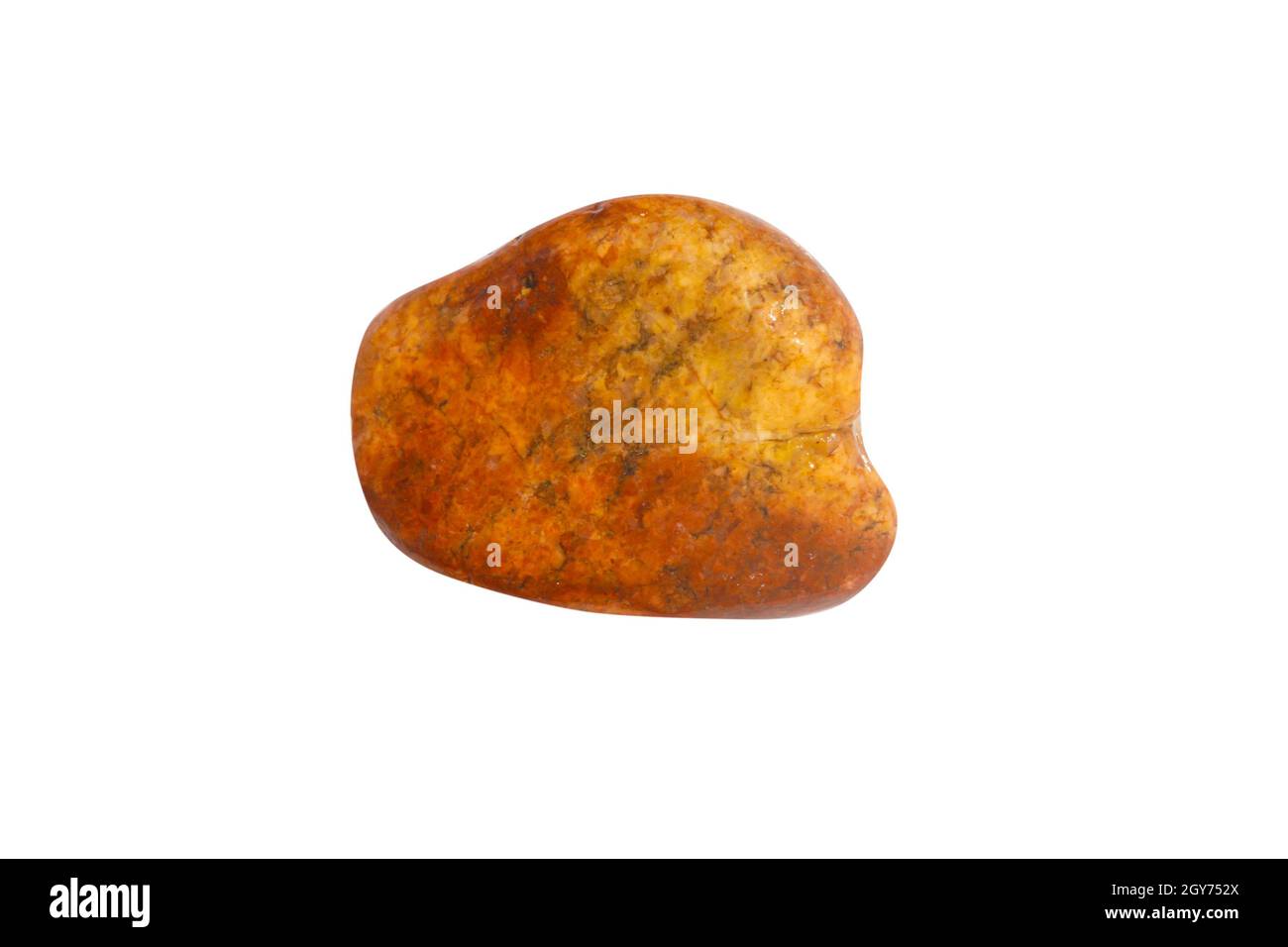 natural yellow stone isolated on white background. High quality photo ...