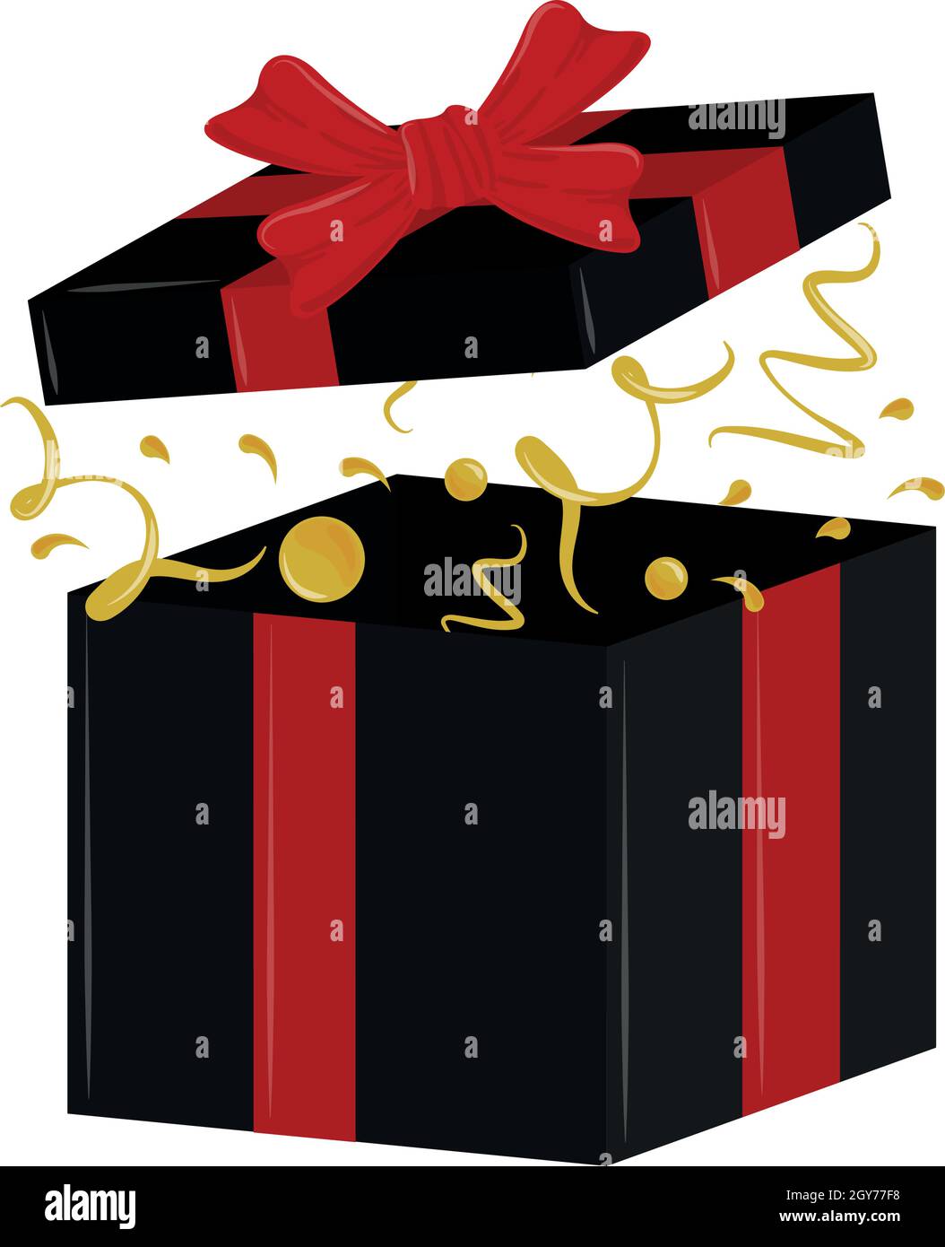 open gift box Stock Vector Image & Art - Alamy