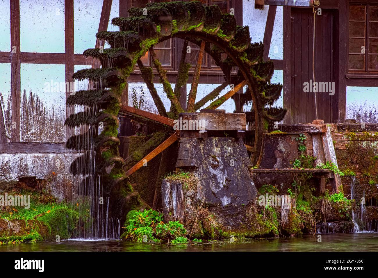 Historic water wheel hi-res stock photography and images - Alamy