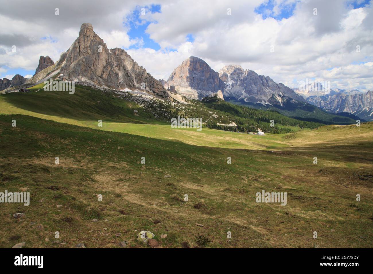 The Dolomites with the Nuvolau and Averau mountains Stock Photo - Alamy