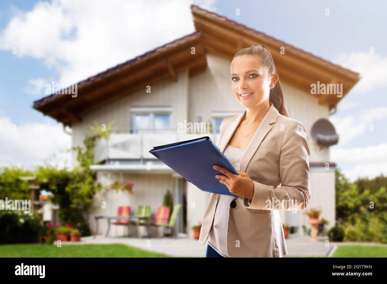 Real Estate House Appraisal And Property Check. Appraiser Agent Stock ...