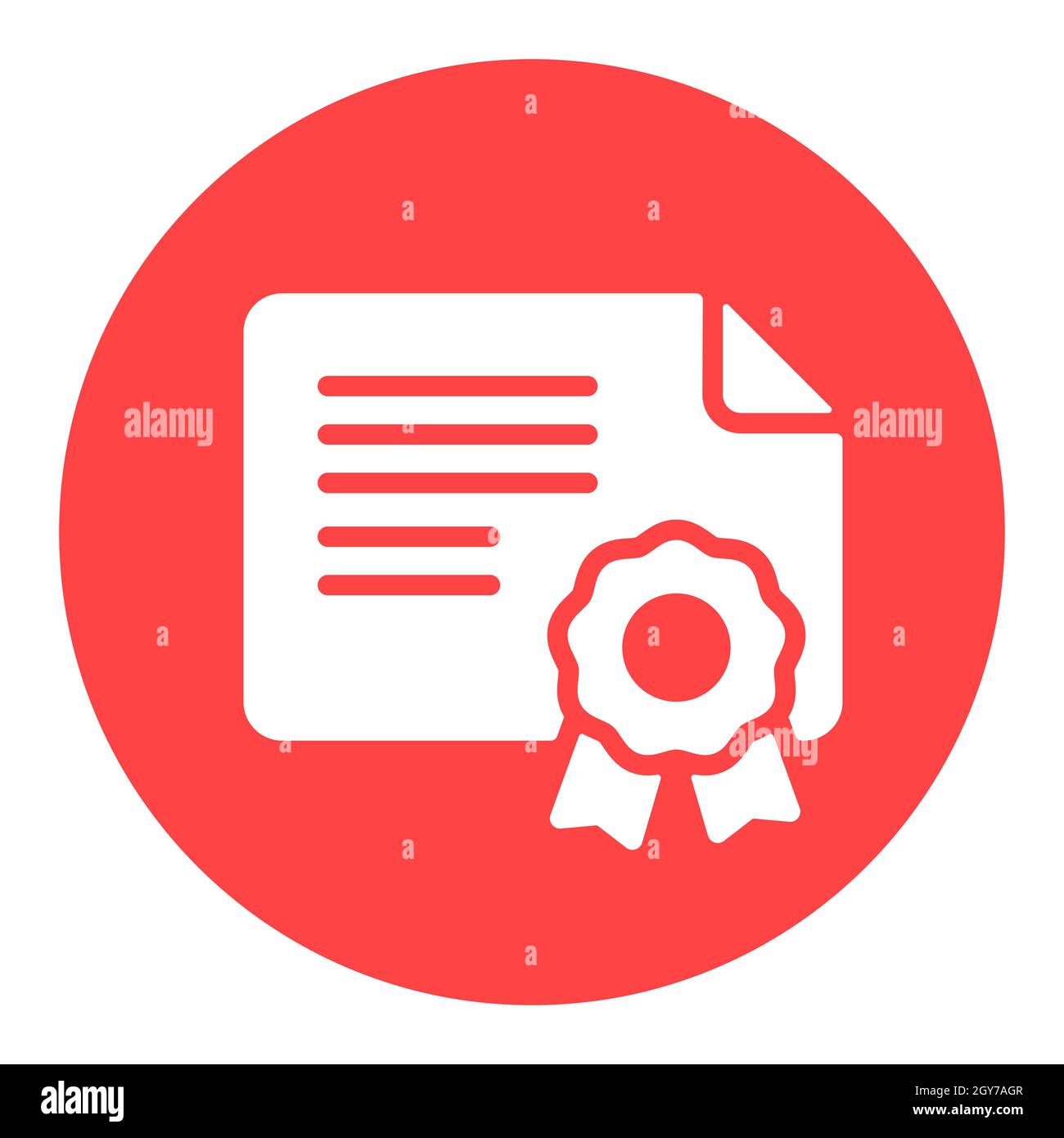 Certified outline white glyph icon. Workspace sign. Graph symbol for ...