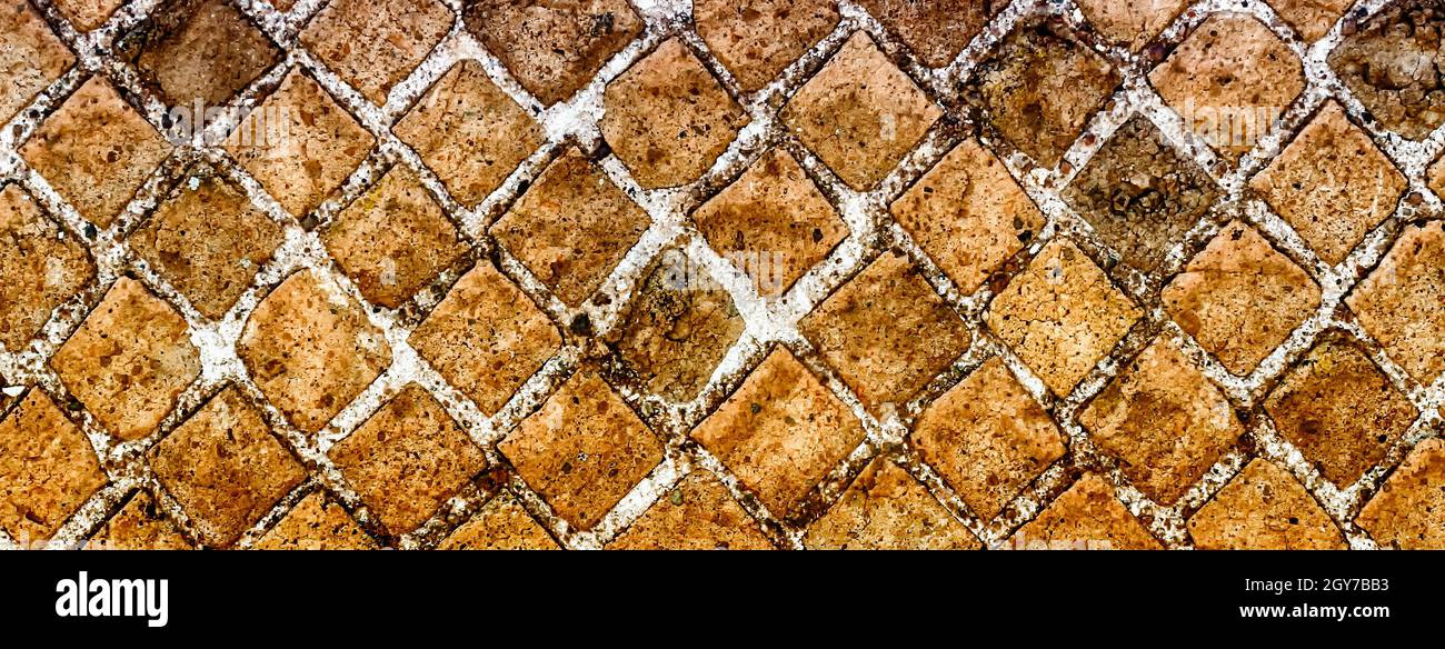 Red Stone Brick Wall Texture with copy space, may use as background ...