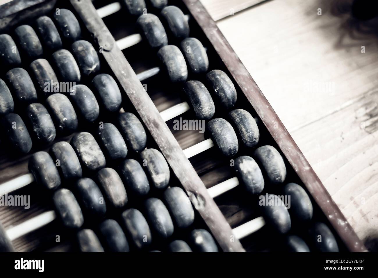 Old abacus. Chinese traditional calculator. Picture financial concept ...