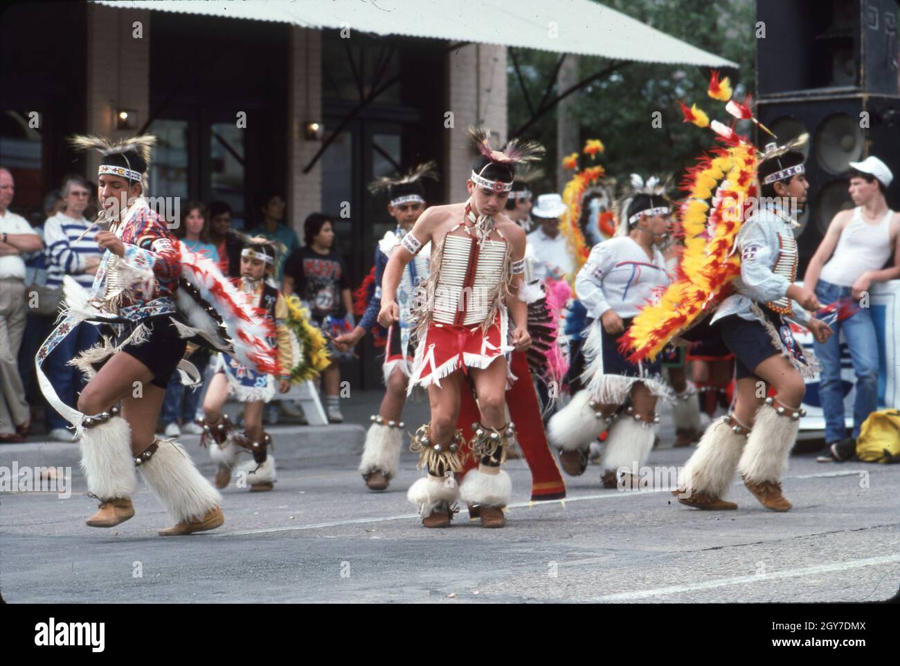 Austin Texas USA, circa 1988: Members of the Alabama-Coushattta Native ...