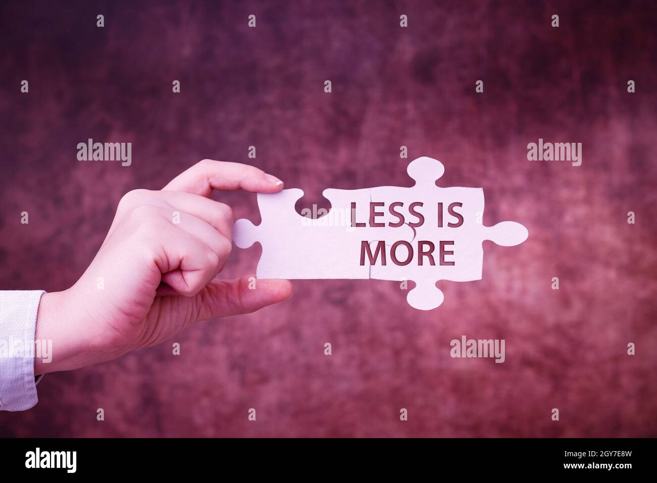 Inspiration showing sign Less Is More, Internet Concept used to express ...