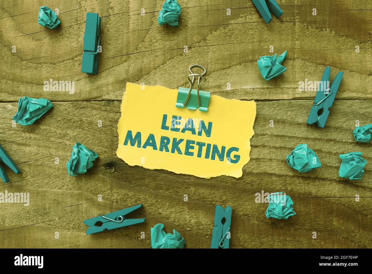 Text sign showing Lean Marketing, Business concept in charge of testing ...