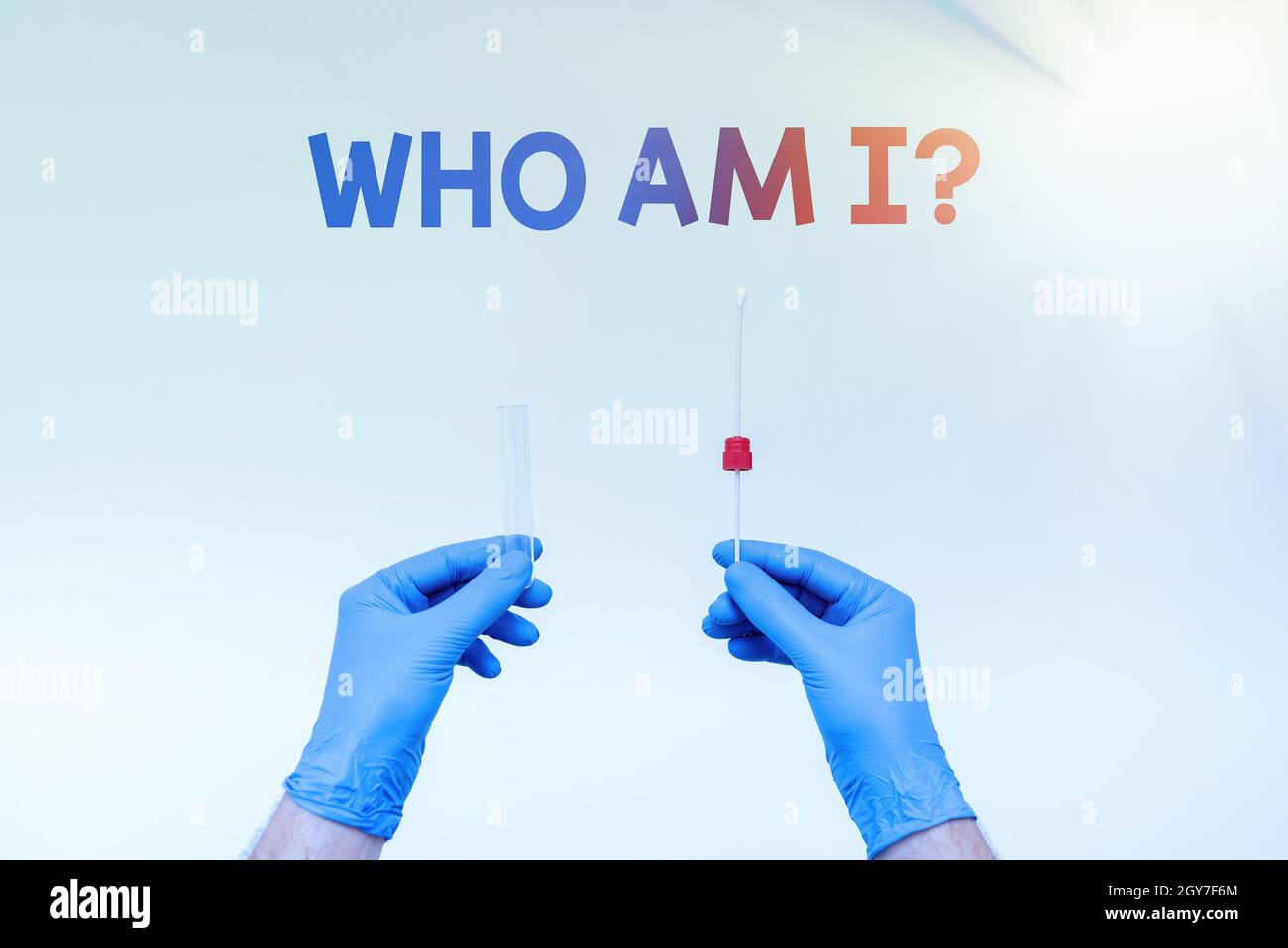 Conceptual display Who Am I Question, Internet Concept asking about ...