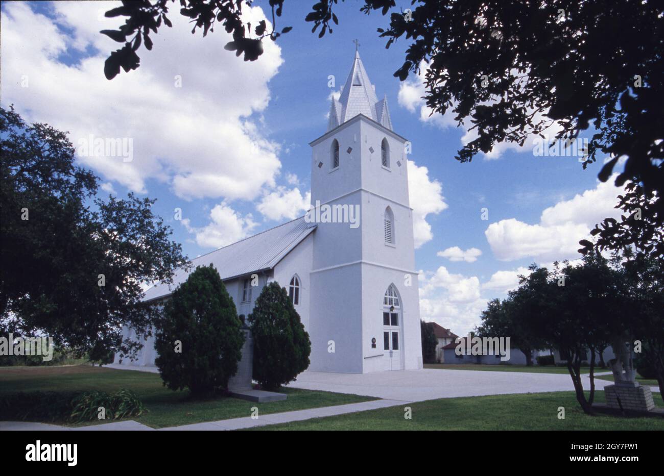 Panna Maria Texas USA, May 2001: Immaculate Conception Catholic church ...