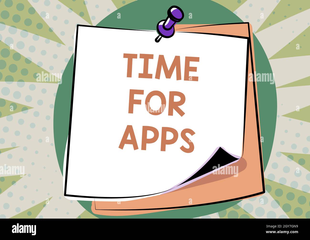 Hand writing sign Time For Apps, Business idea make use of application ...