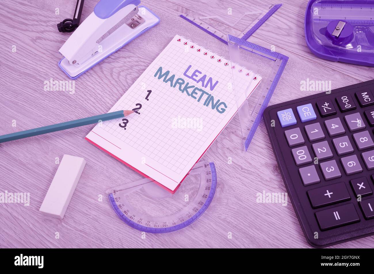 Sign displaying Lean Marketing, Business concept in charge of testing ...